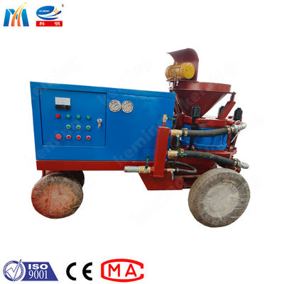 Self Loading 7.5kW Spraying Wet Mix Shotcrete Machine