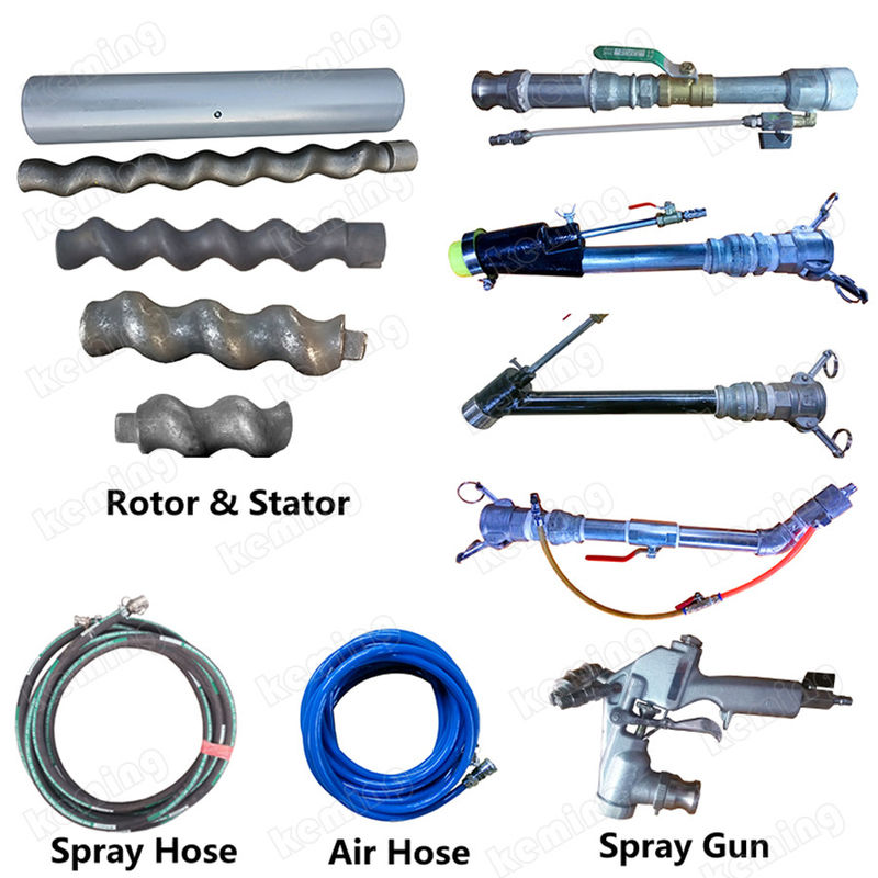 Screw Type Plastering Machine Parts LZB Series Cement Mortar Pump ...