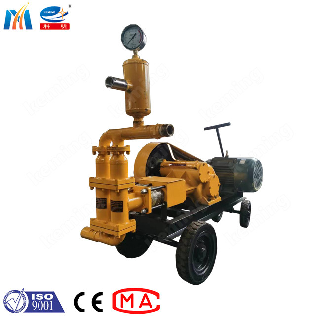 3 MPa Wheels Grouting Pumps Diesel Piston Mud Pump