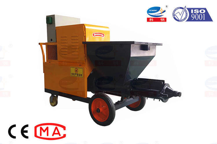 Flexible Cement Stucco Gypsum Spray Machine Fireproofing High Pressure
