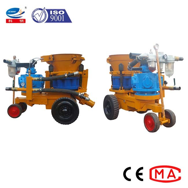 Air Driven Portable Shotcrete Machine Convenient Operation Stable ...